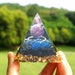 Fantastic Magic Orgonite Pyramid Amethyst Crystal Sphere With Obsidian ...