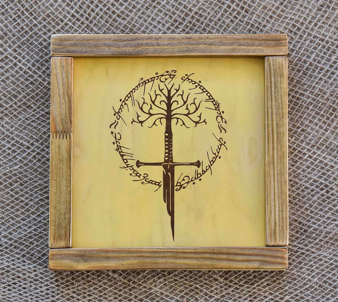 Lord of the rings decor Lotr home decor Lord of the rings | Etsy