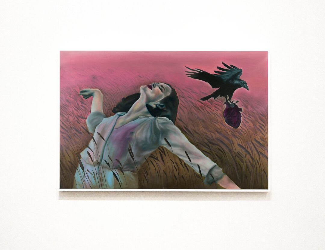 Introspective Art, Abstract Humanism Painting on Canvas, Emotional Art ...