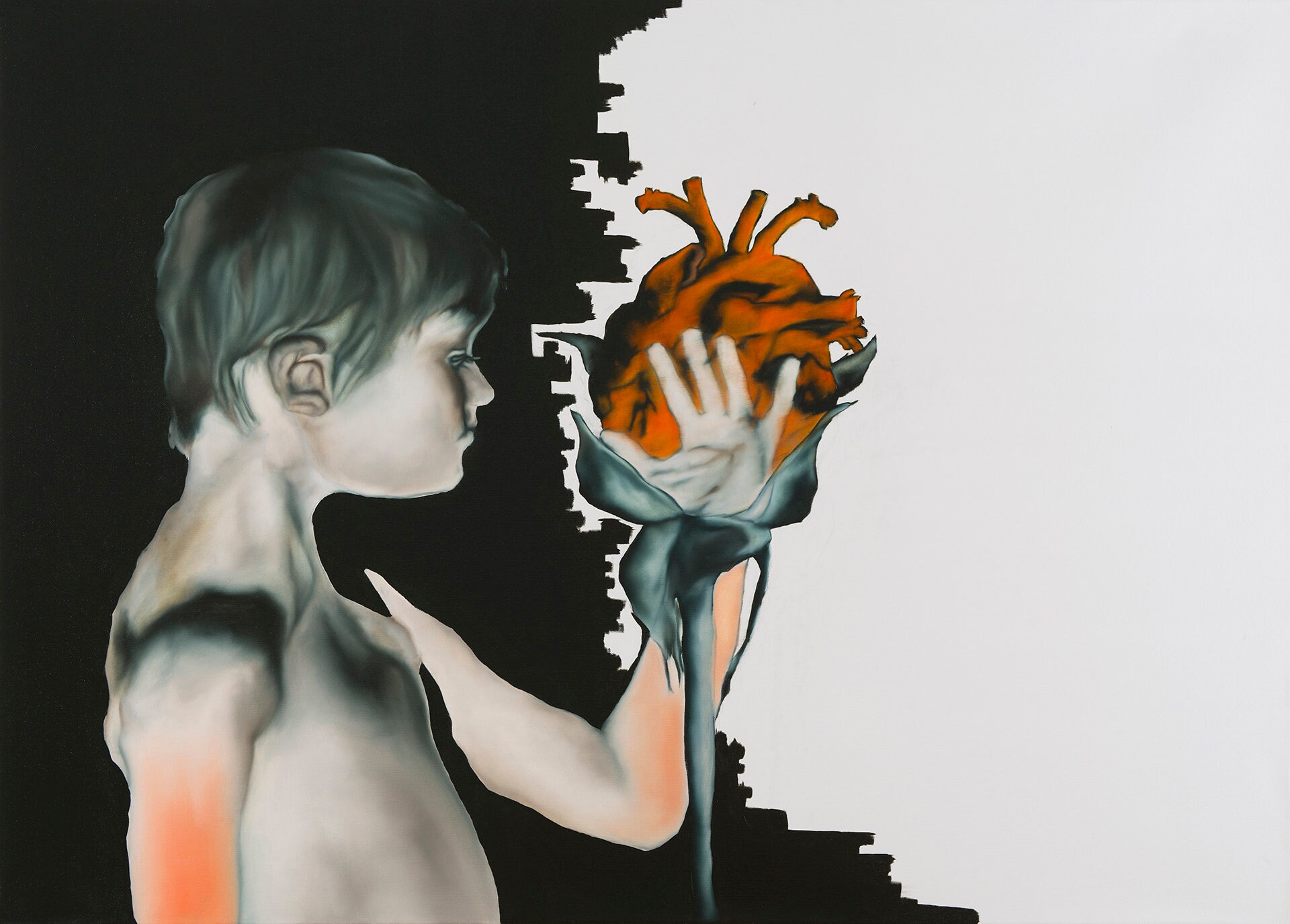 HUMAN HEART ART Wall Decor Canvas Human Wall Art - Etsy