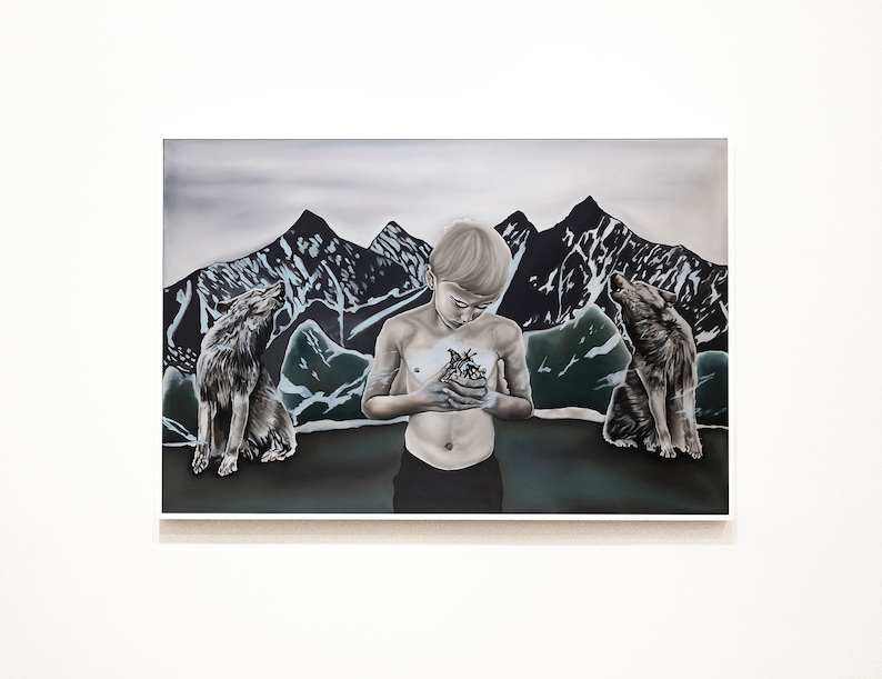 Original Oil Surreal Art,hyper Realism Painting on ,large Wall Art ...