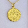 14K Yellow Gold Necklace Medical Mark Necklace Handmade Doctor Pendant ...