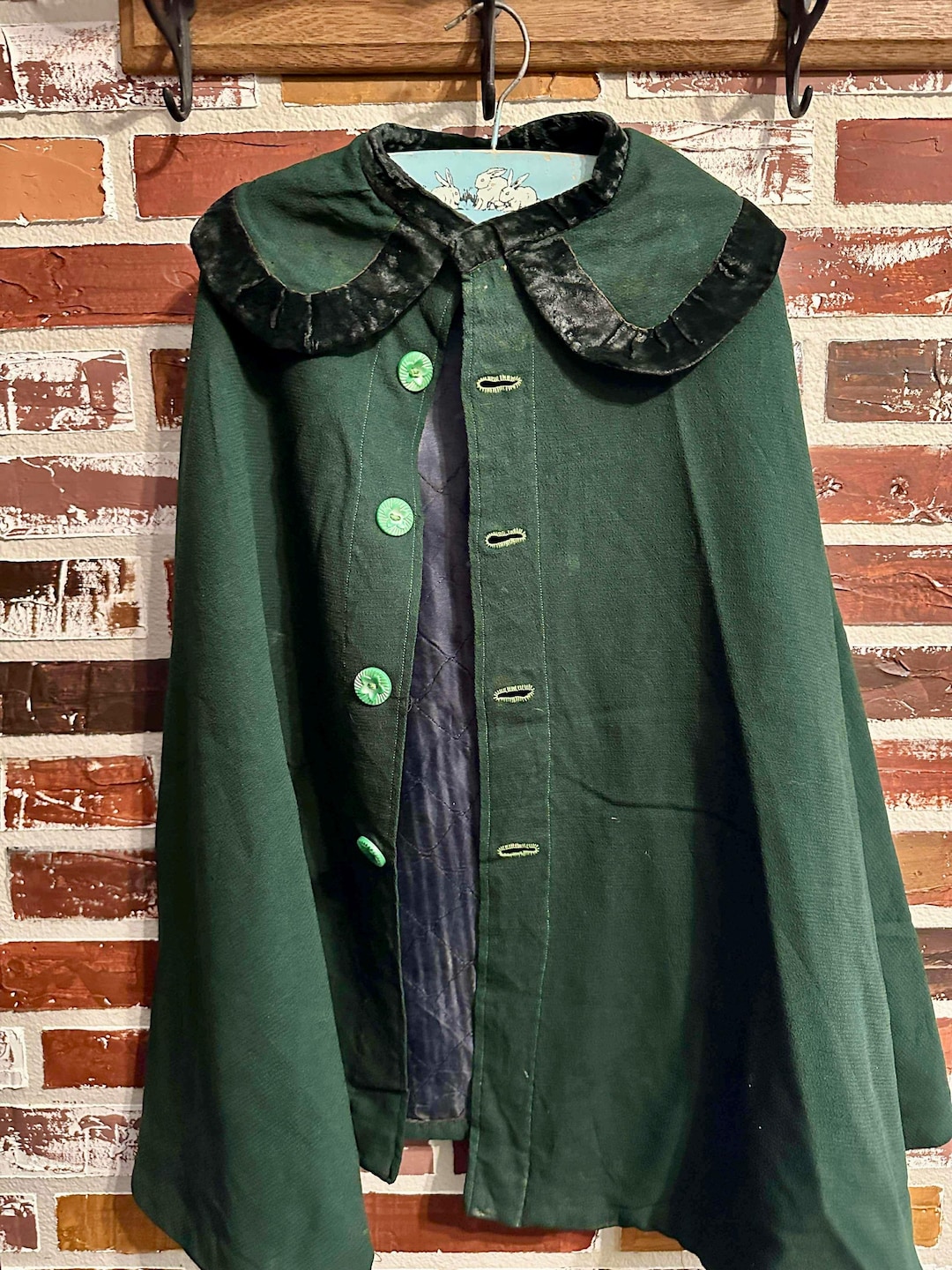 Antique Amish Young Girls Green Wool Cape or Cloak C1920 - Etsy