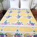 Glorious Yellow and Light Cream flower Bouquet Quilt - Etsy