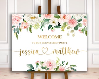 Engagement Party Poster - Etsy
