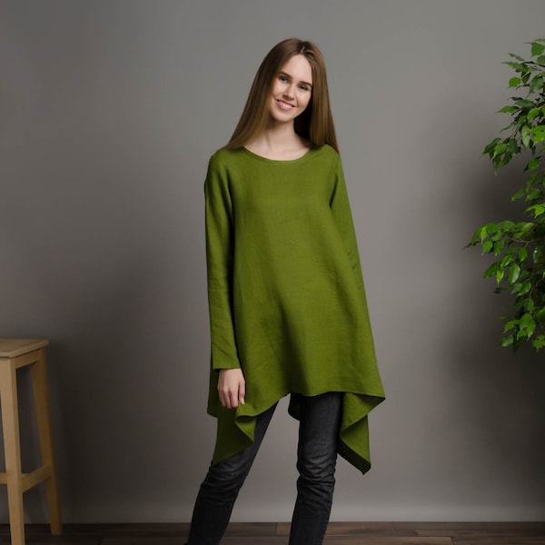 Linen Tunic - Etsy