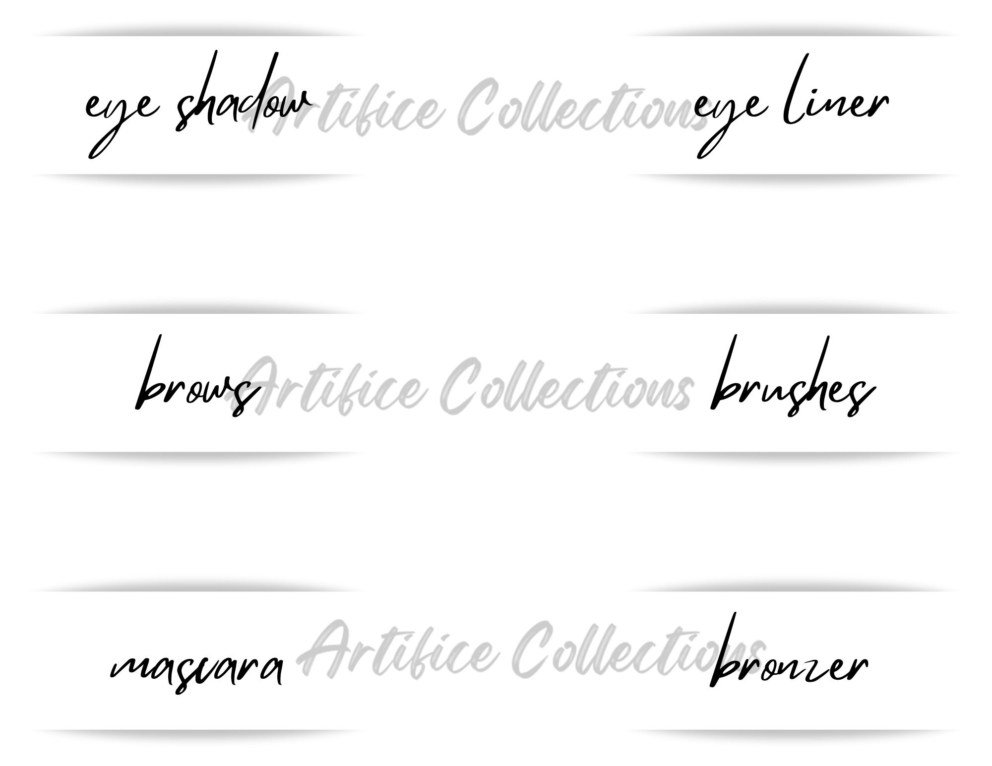 Makeup Labels - Etsy