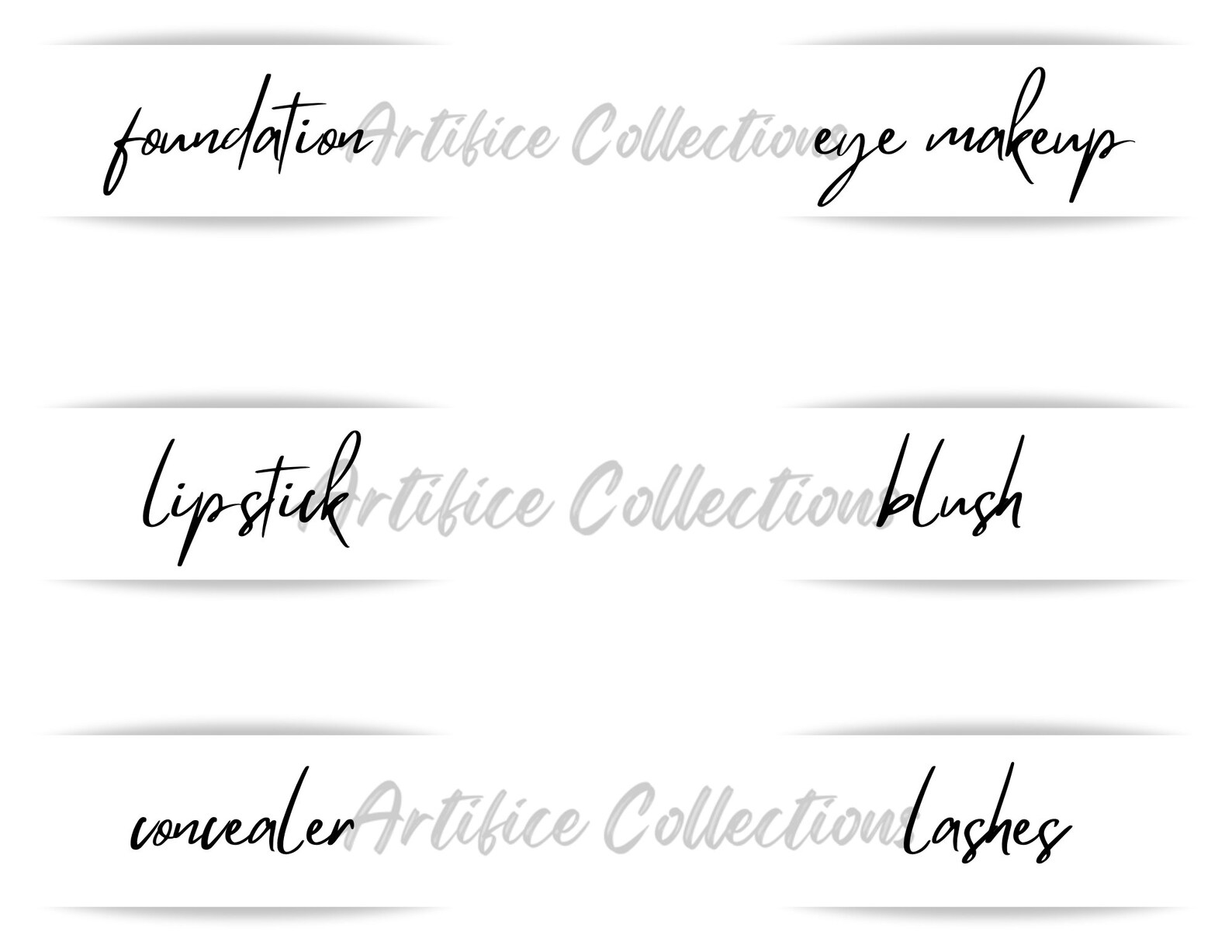 Makeup Labels - Etsy