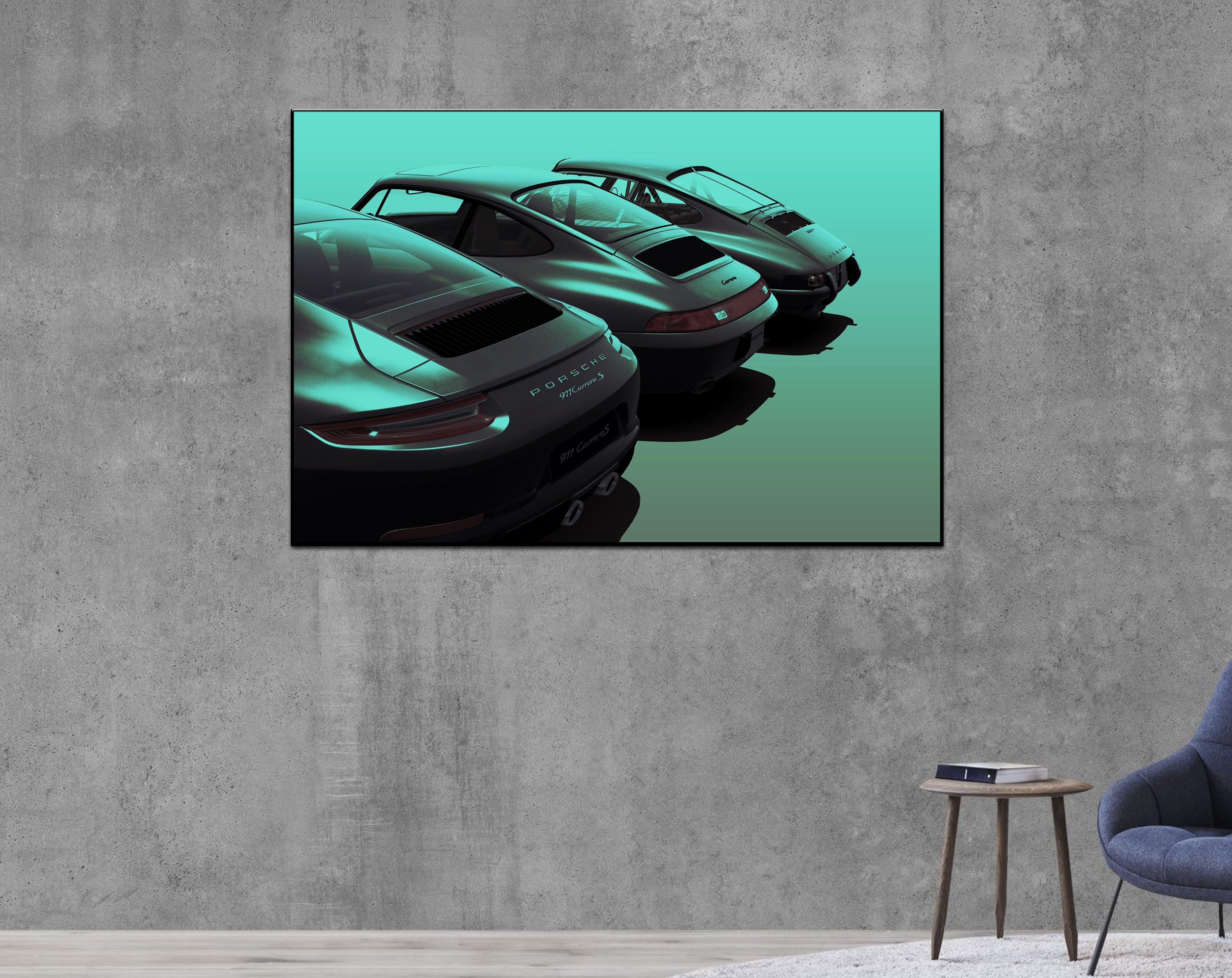 Porsche 911 Evolution. Digital Poster. Gift for Man. Car Posters for ...