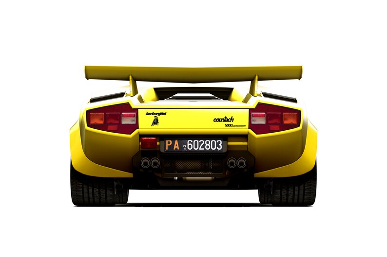Lamborghini Countach LP5000 S Quattrovalvole Digital Poster Gift for ...