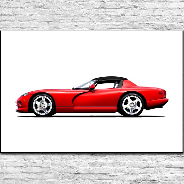 Dodge Viper Poster - Etsy