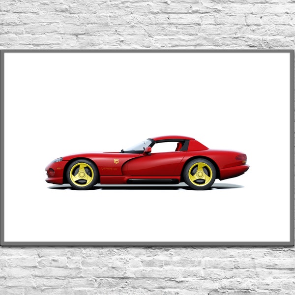 Dodge Viper Poster - Etsy
