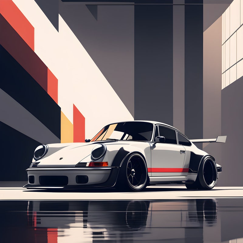 Porsche Art - Etsy