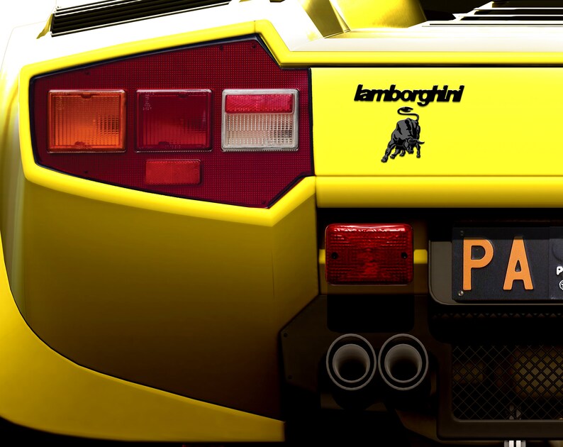Lamborghini Countach LP5000 S Quattrovalvole Digital Poster Gift for ...