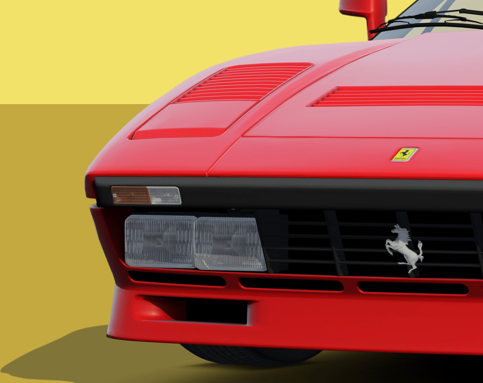 Ferrari 288 GTO. Digital Poster. Gift for Man. Car Posters for Boys ...