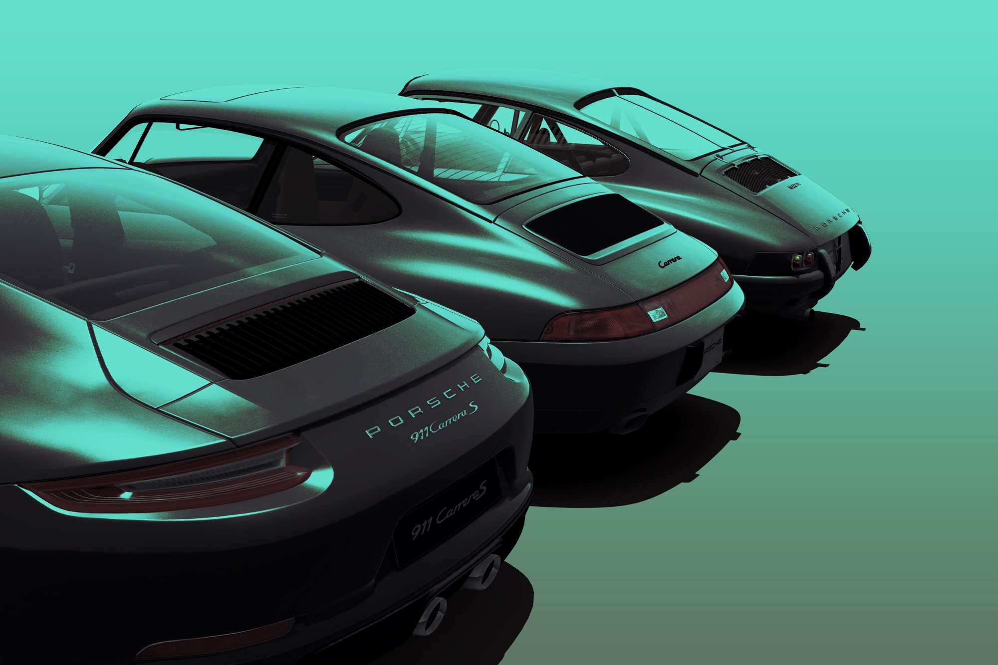 Porsche 911 Evolution. Digital Poster. Gift for Man. Car Posters for ...