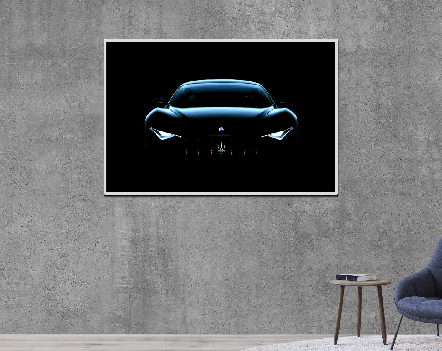 Maserati Alfieri Digital Poster Gift for Man Car Posters for Boys Wall ...