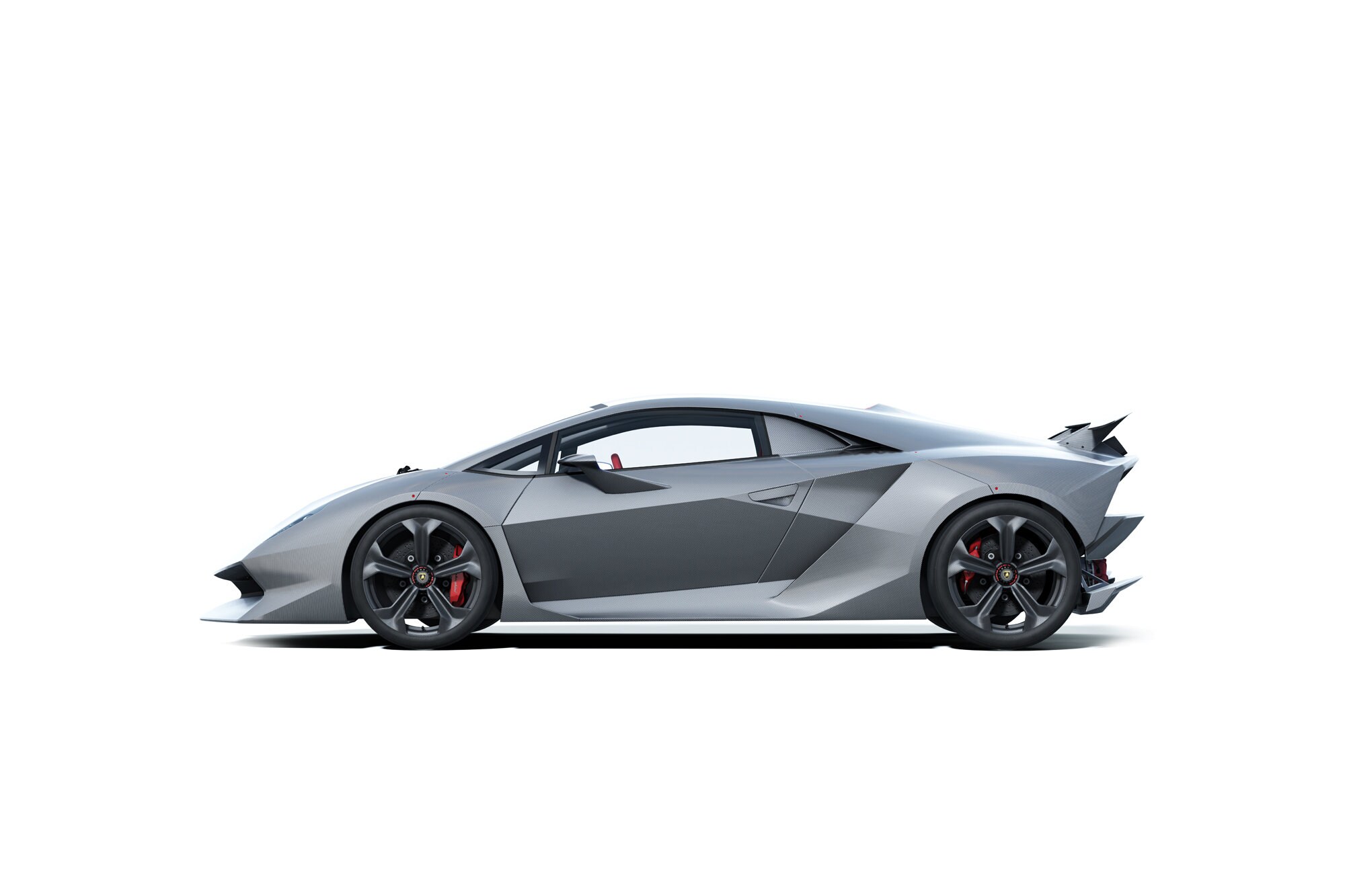 Groene Lamborghini Sesto Elemento Poster