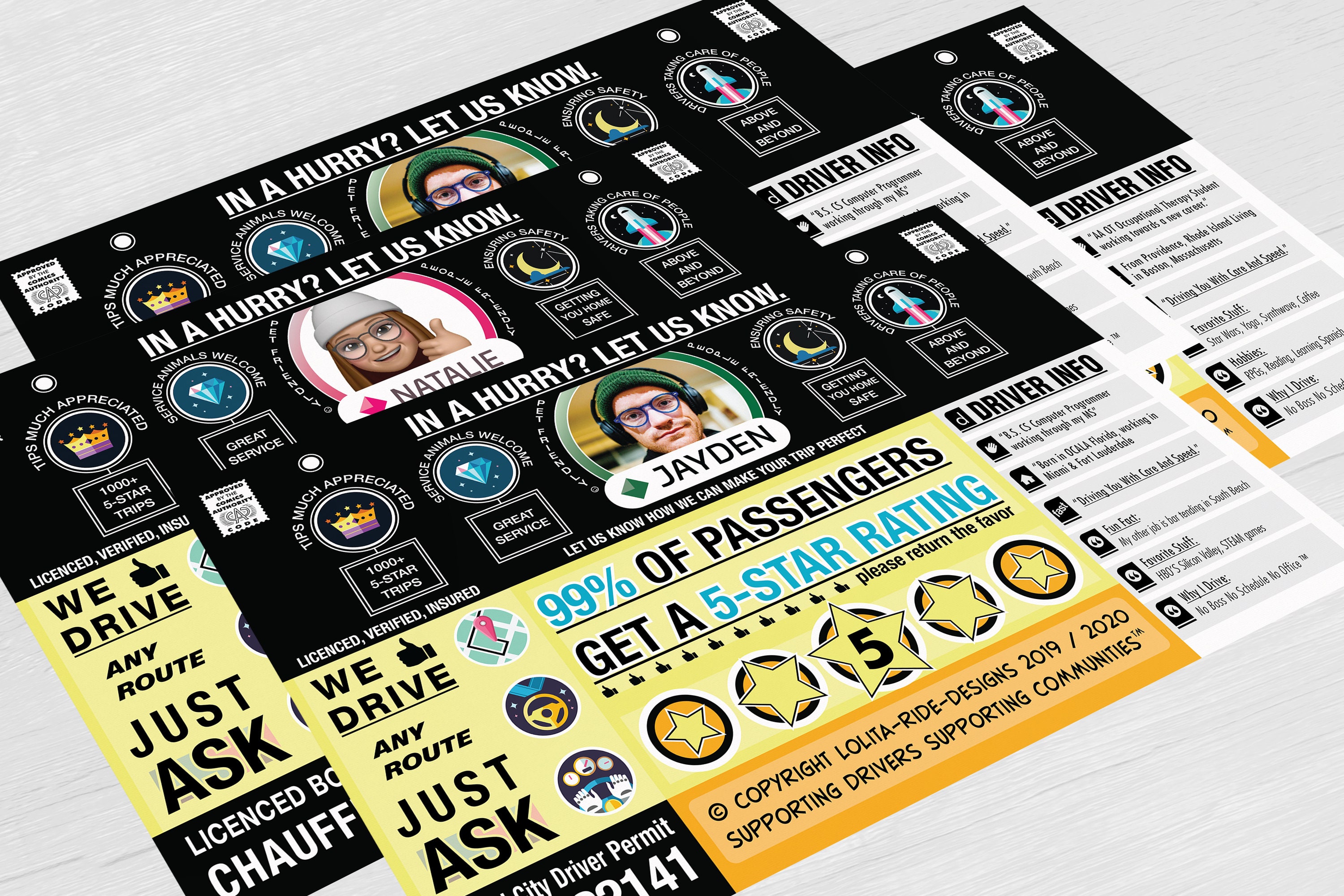 Uber Tip Sign Printable Uber & Lyft Rideshare Sign Improve Uber Ratings ...