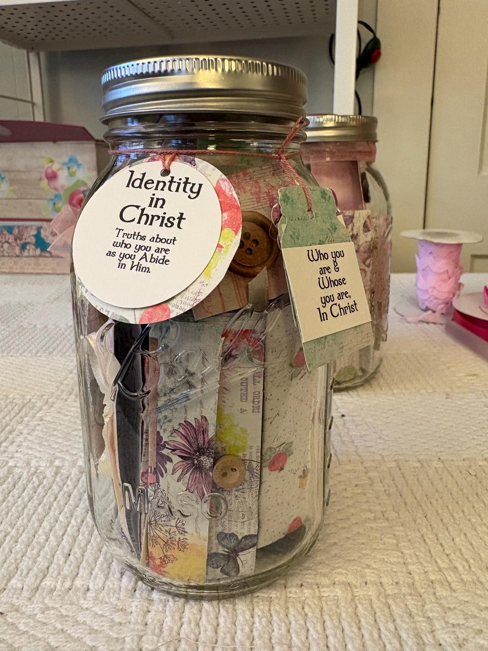 Identity in Christ Scripture Jar: Encouraging Verses for Believers - Etsy