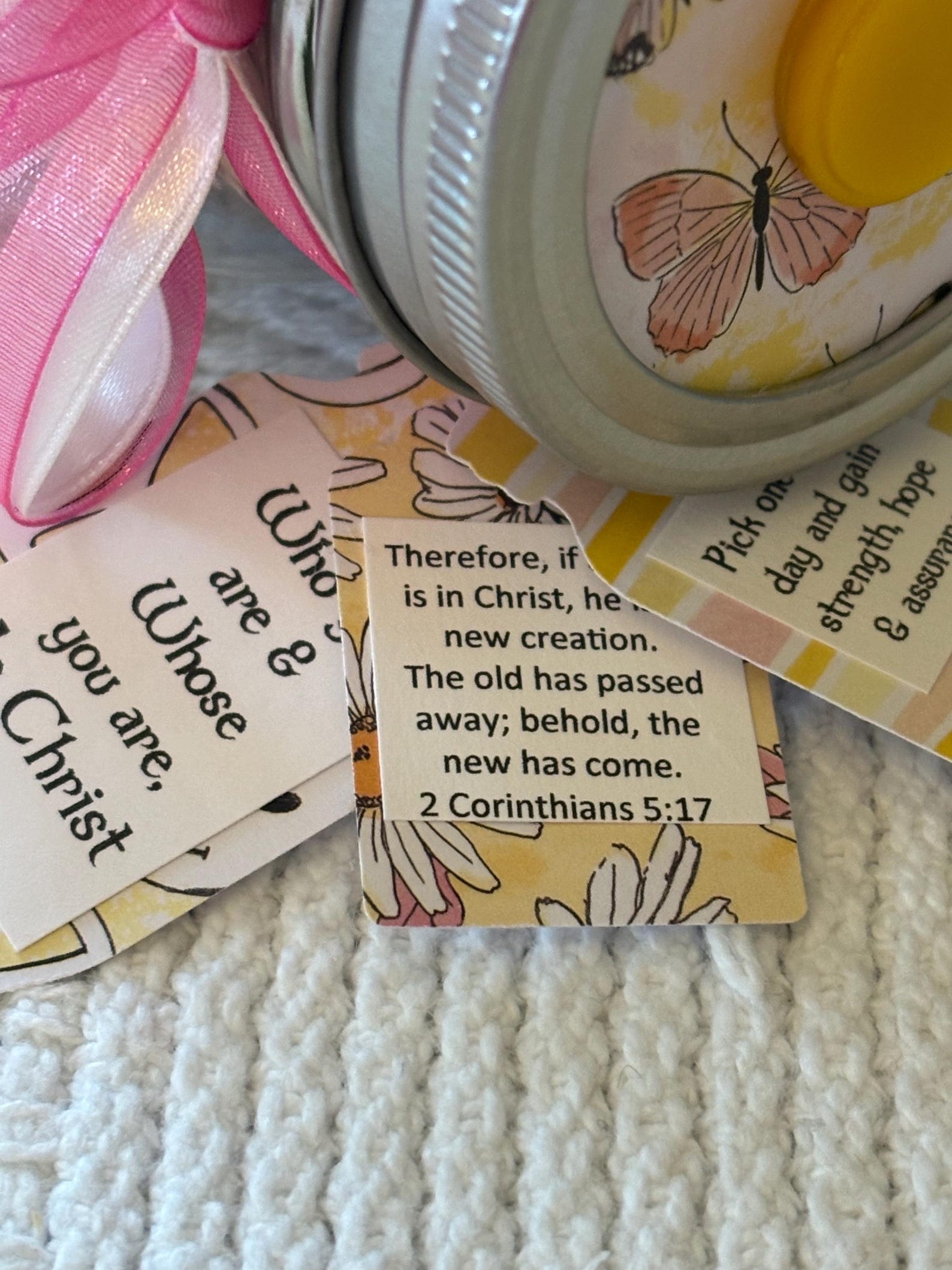 Identity in Christ Scripture Jar: Encouraging Verses for Believers - Etsy