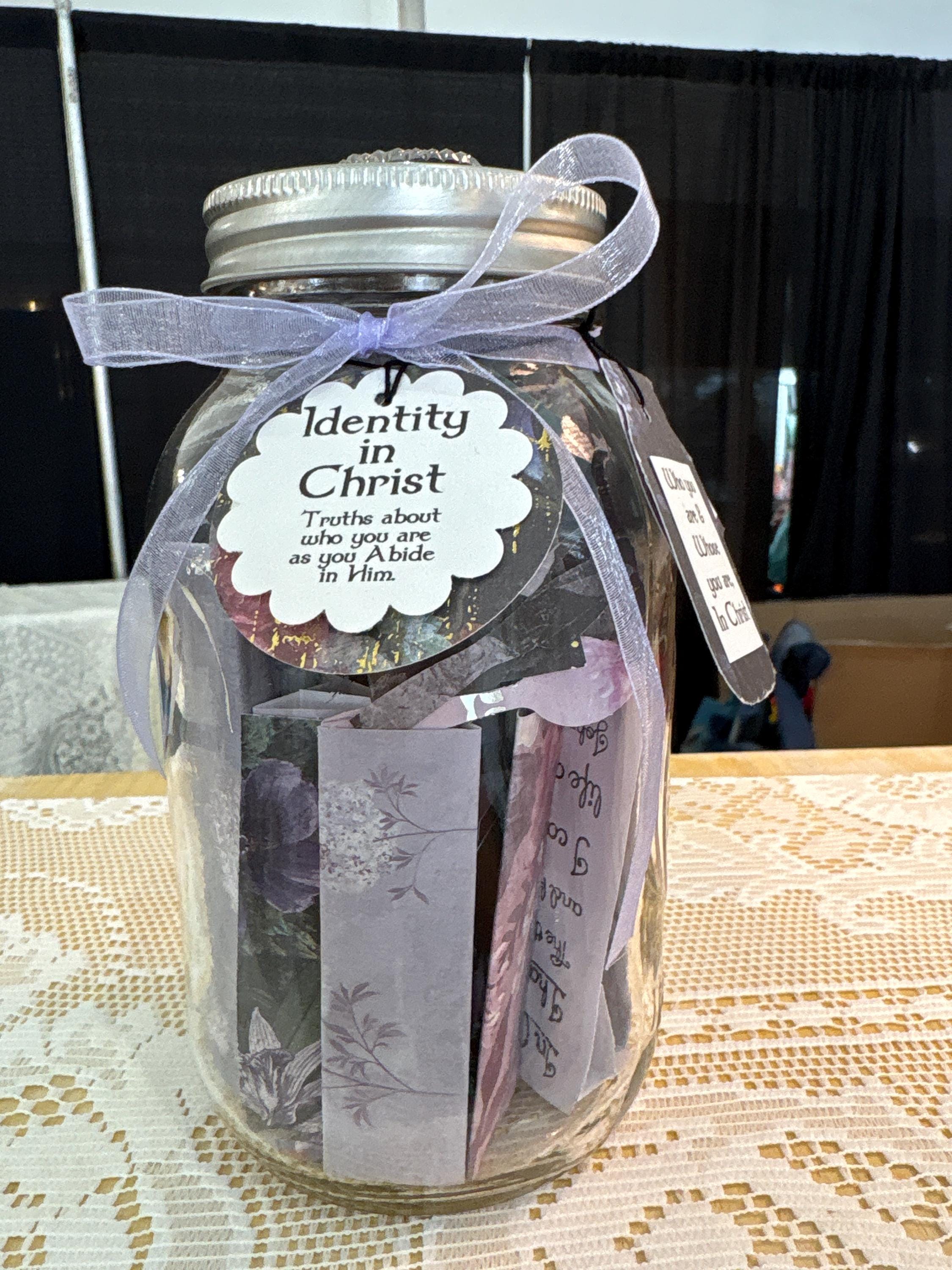 Identity in Christ Scripture Verse Jar: Encouragement Gift - Etsy