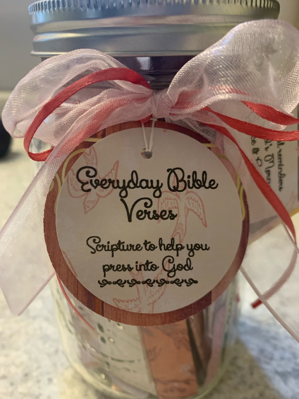 Scripture Jar of Everyday Bible Verses. A Popular Great Gift to Help ...