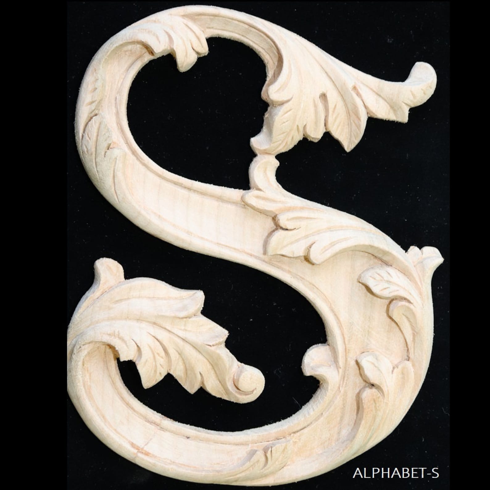 A2z-1to9: Hand Carved English Alphabets Number| Letter | Ken Hunt ...