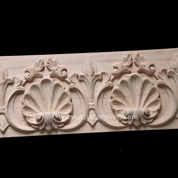 MLD-09: Handcarved Relief Carved Gothic Molding Sea Shell - Etsy