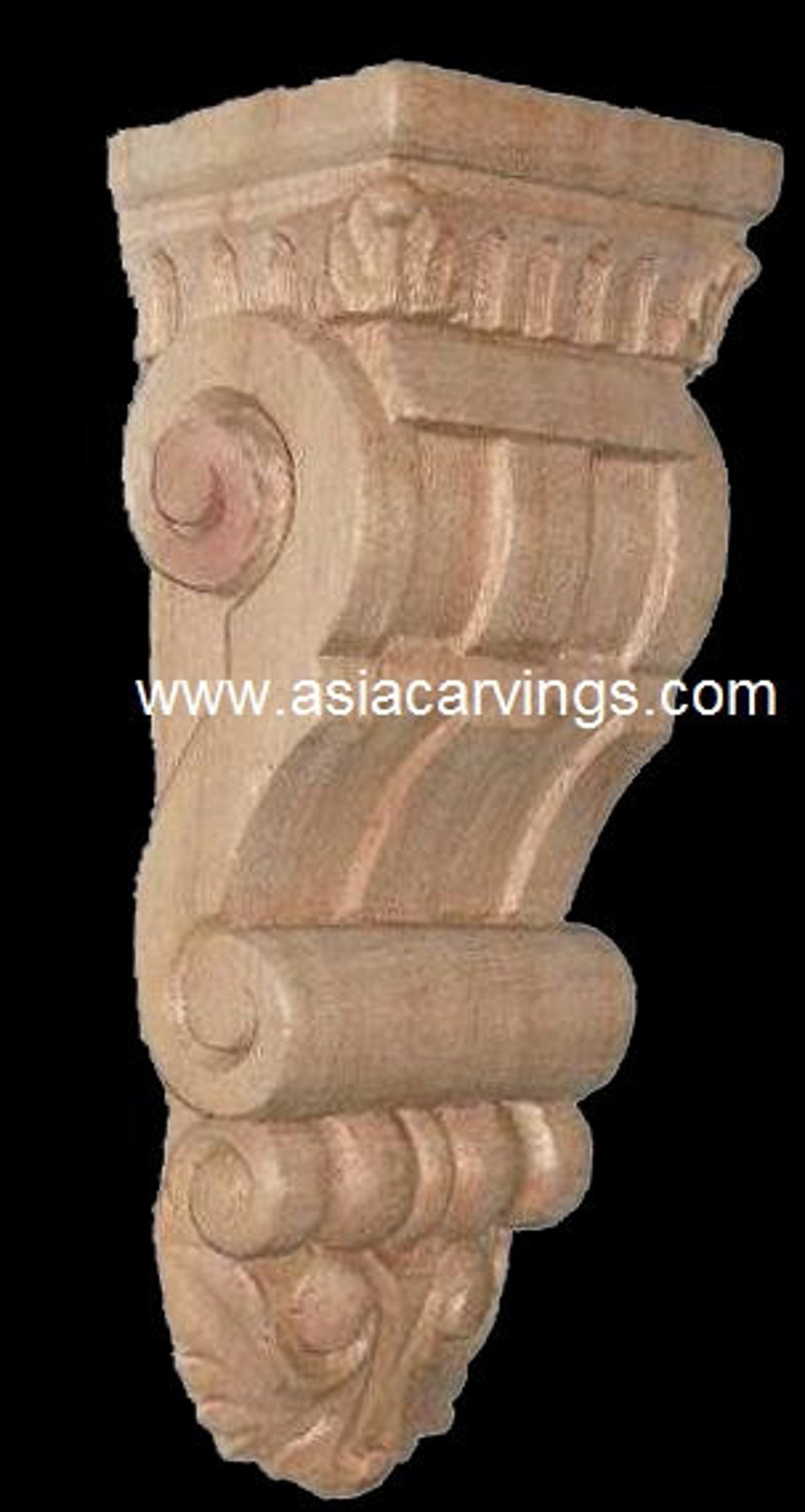 CBL-03: Handmade Handcarved Fluted Corbels Brackets Self | Etsy