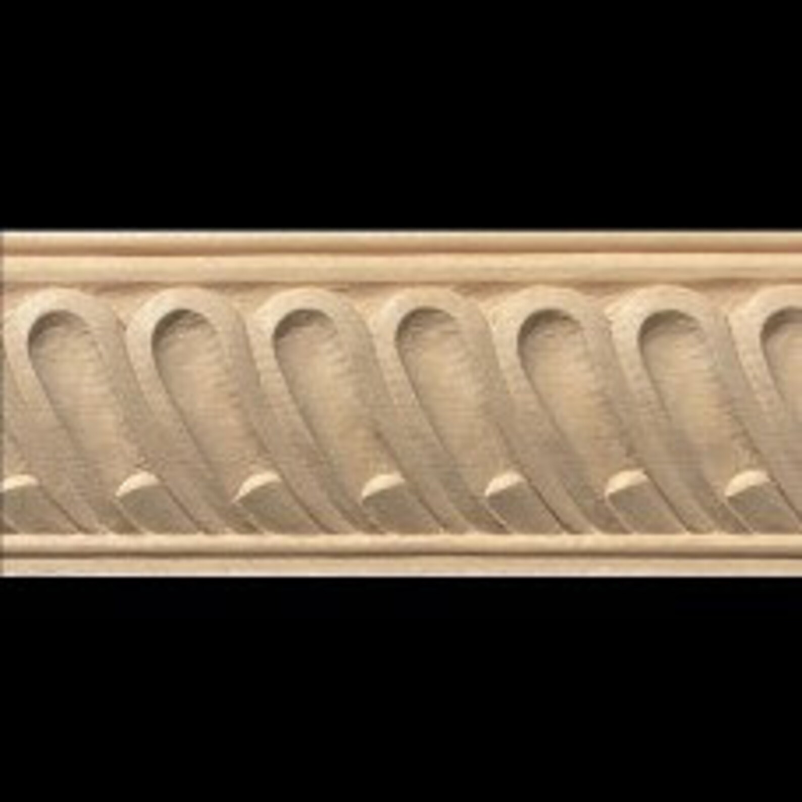Hand Carved Fluted Wood Molding: Italic French Bullets, Palmate Design ...