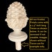 KNB-06: Hand Carved Artichoke Knob | Stair Post | Newel Post | Curtain ...