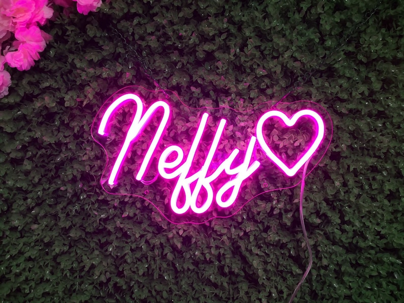 Nombre personalizado neón signo LED luces de neón nombre niños | Etsy