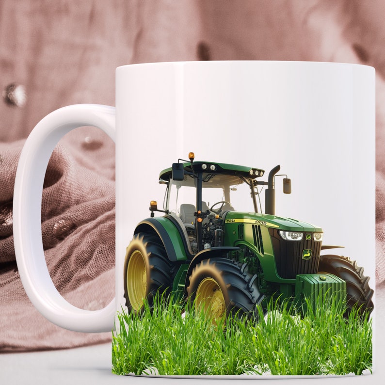 Sublimation Mug Wrap Design, Digital Download, John Deere Tractor, 11oz ...