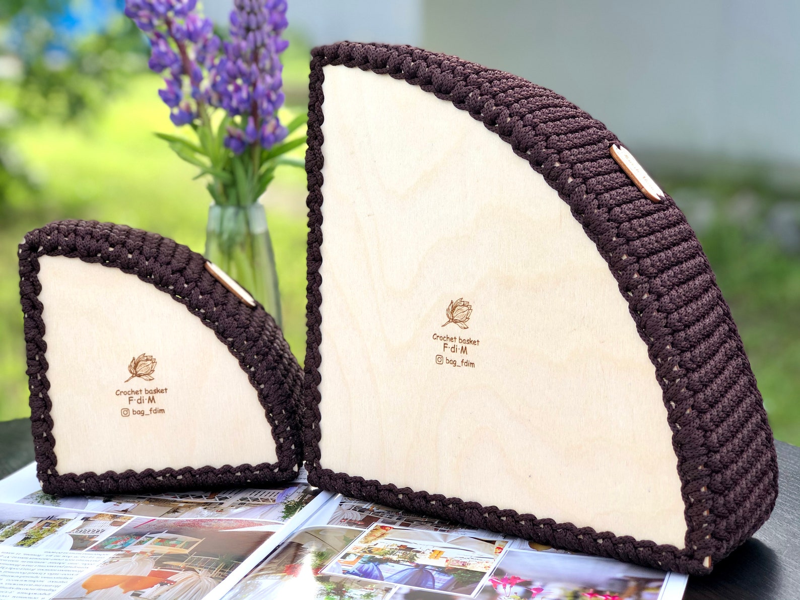 Storage triangle Basket for corner shelf Corner shelf basket | Etsy