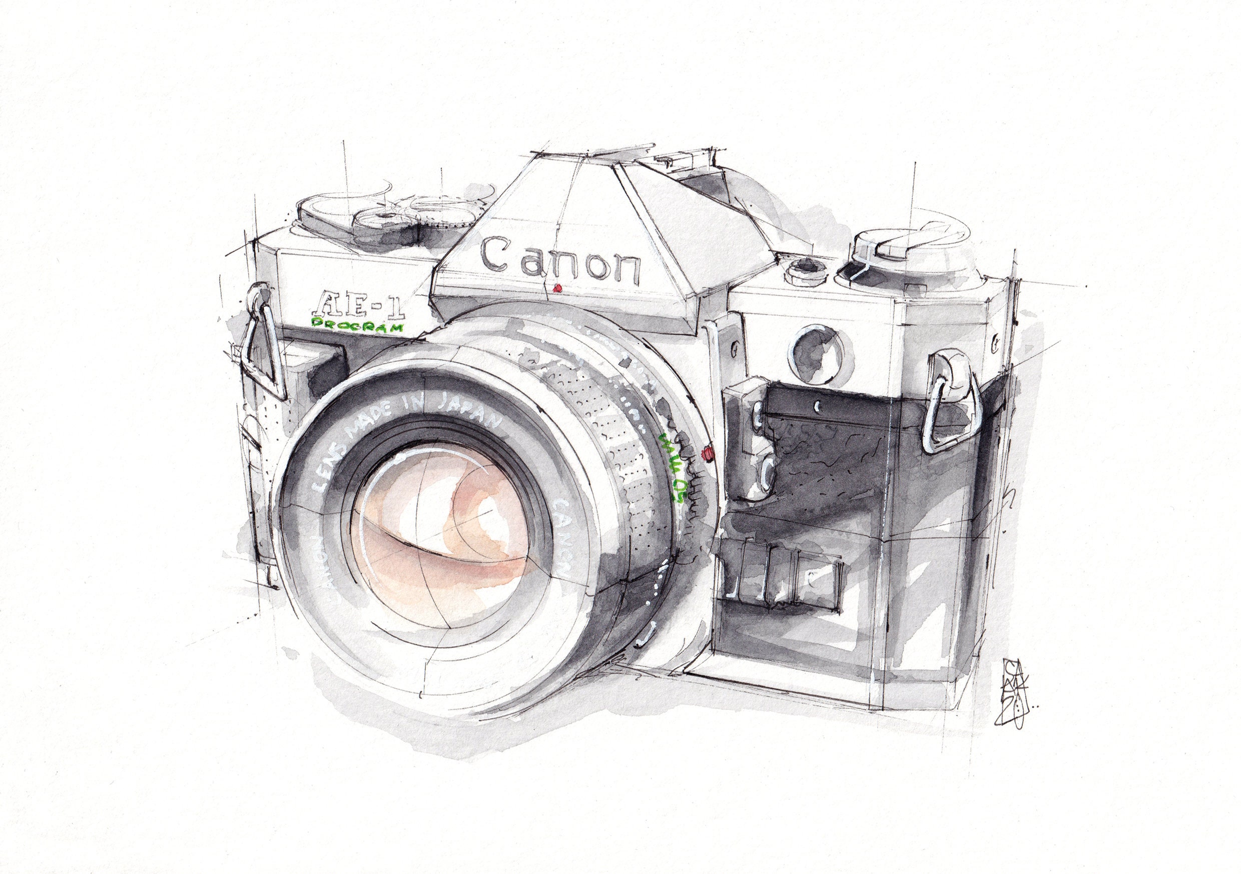 Canon Camera Drawings