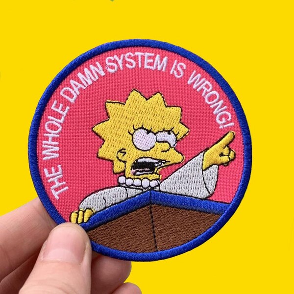 Simpsons Patch - Etsy