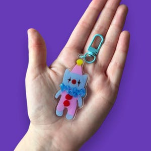 Clown Critters Acrylic Keyrings - Etsy