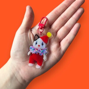 Clown Critters Acrylic Keyrings - Etsy
