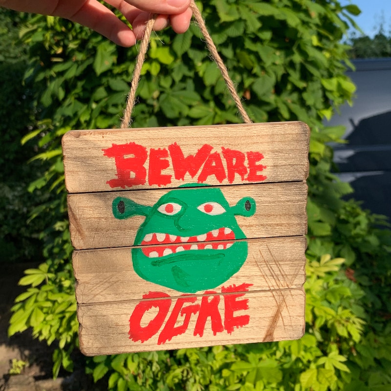 Shrek Sign - Etsy
