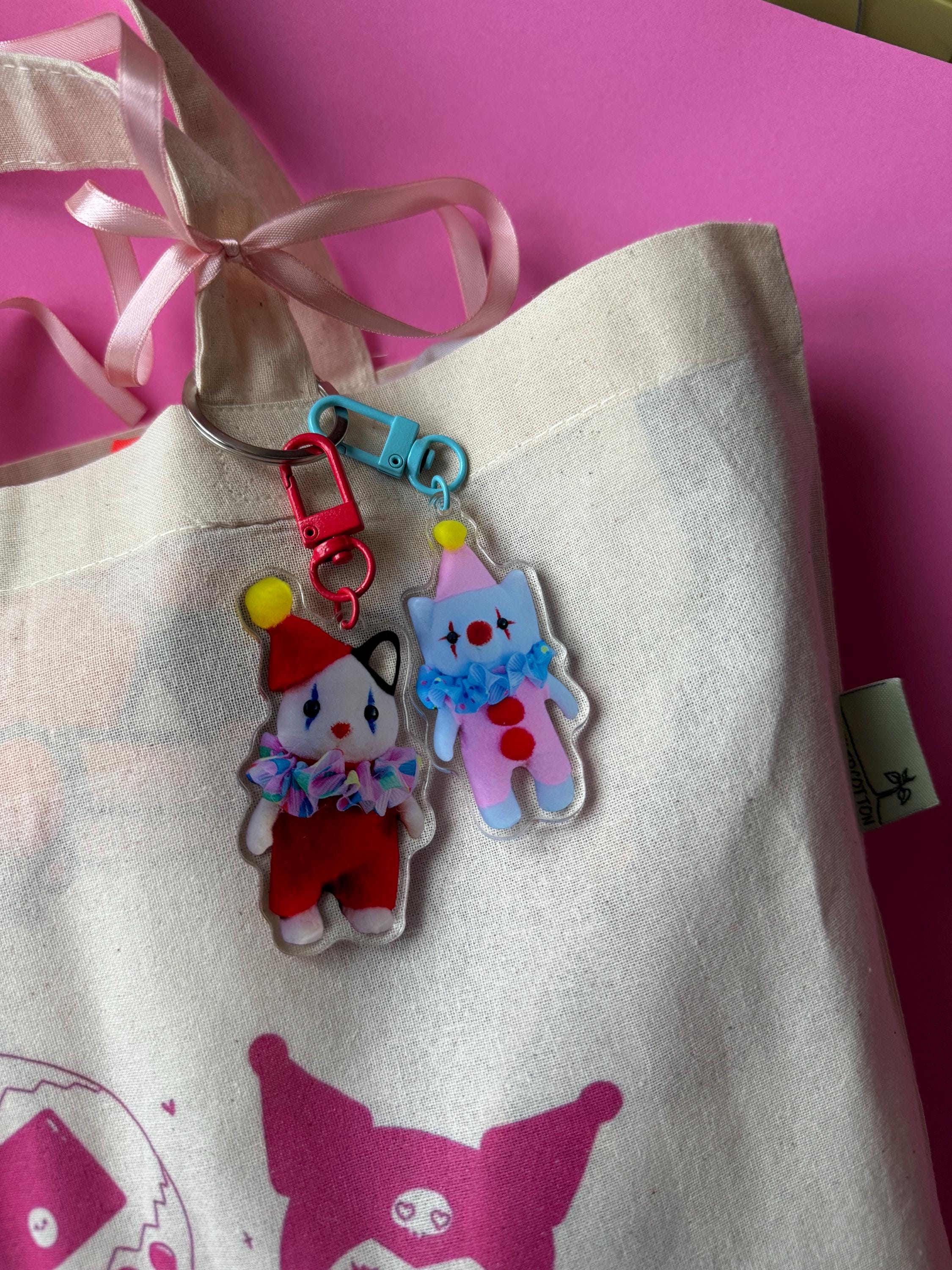 Clown Critters Acrylic Keyrings - Etsy