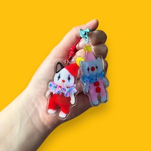 Clown Critters Acrylic Keyrings - Etsy