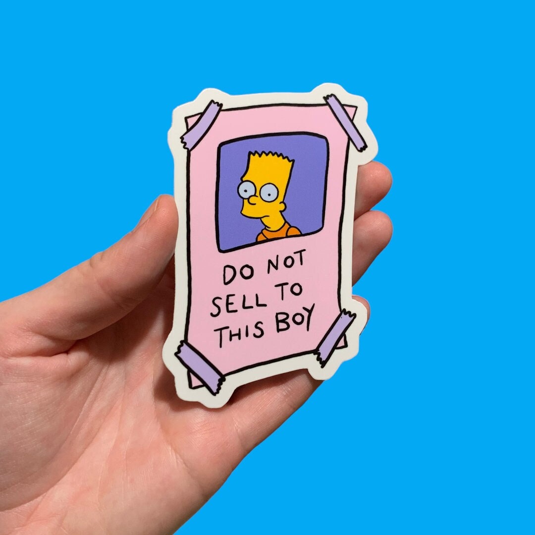 Do Not Sell to Bart Vinyl Sticker - Etsy
