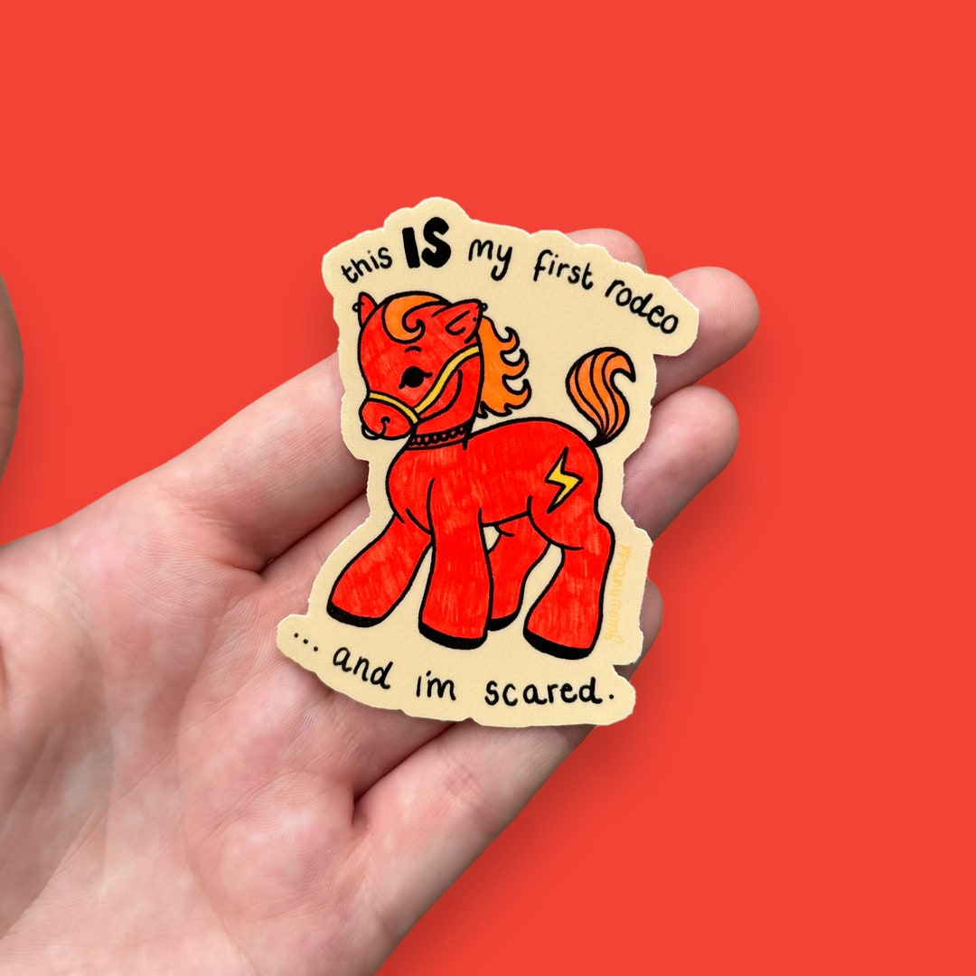 First Rodeo Vinyl Sticker - Etsy