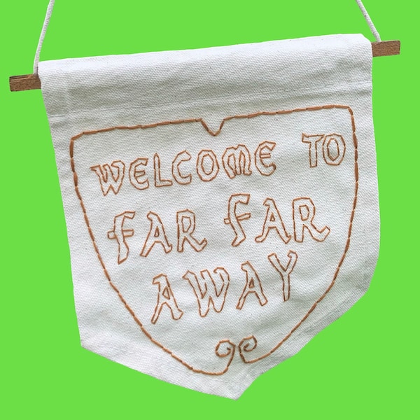 Shrek Far Far Away Sign - Etsy