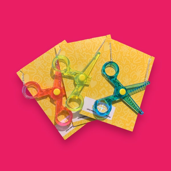Scissor Necklace - Etsy