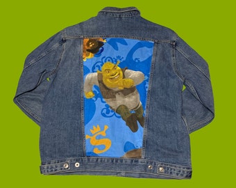 Shrek Fabric - Etsy UK