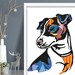 Jack Russel Bright Multicolour Abstract Art Print Colourful Dog Gallery ...