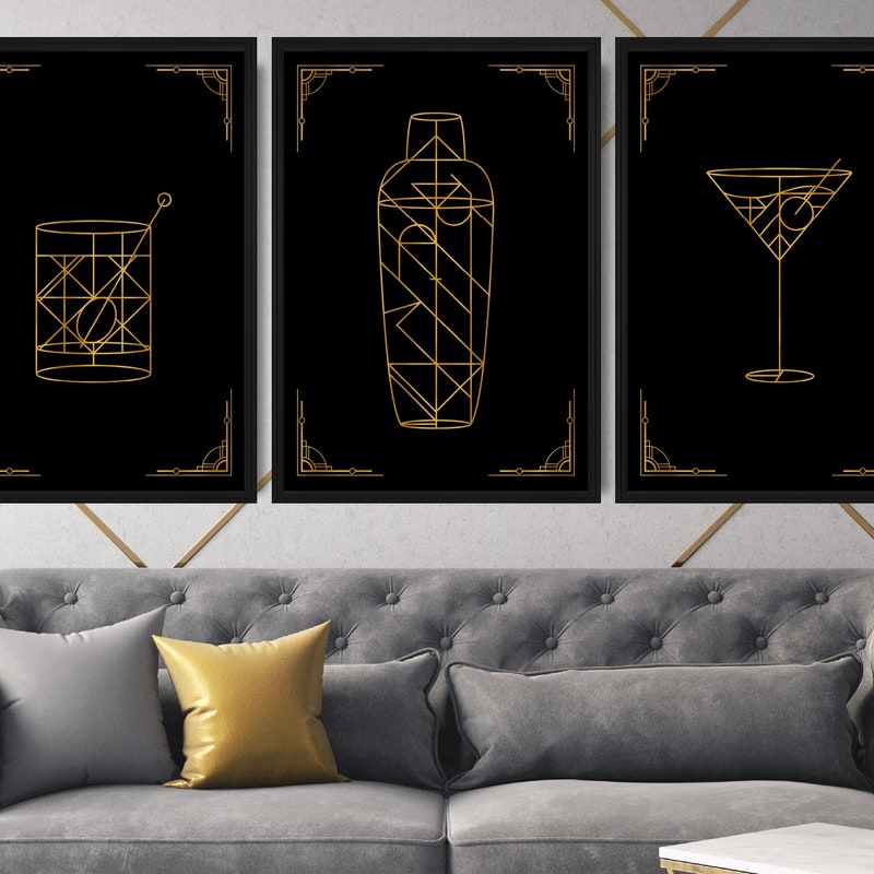 Art Deco Wall Decor - Etsy