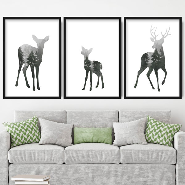 Fawn Poster Art - Etsy